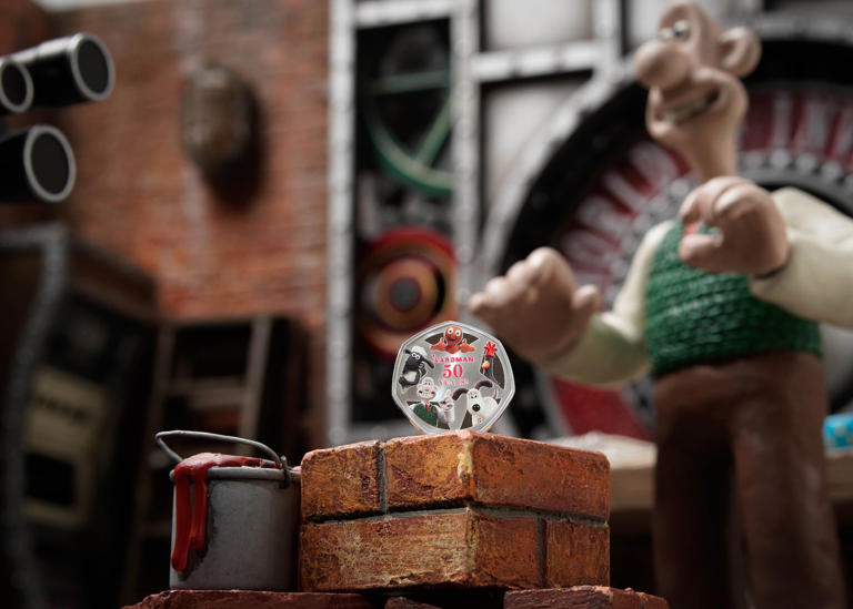 Cracking news Gromit! New Royal Mint 50p coin celebrates 50 years of ...