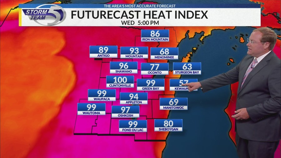 Heat, humidity, and intense storms build