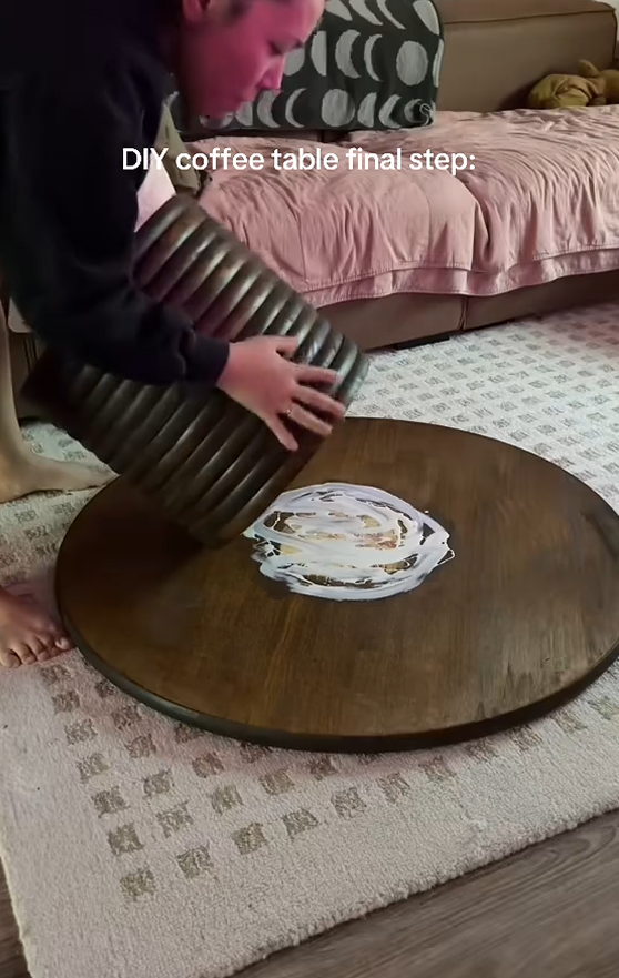 From raw build to styled space: Coffee table transformation