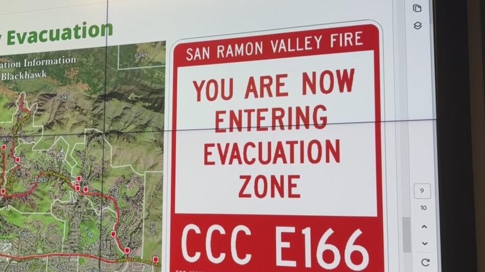 San Ramon Valley Fire District marks evacuation zones near Mt. Diablo ...