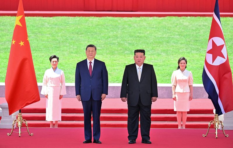 North Korean, Chinese leaders agree to boost ties at Pyongyang summit