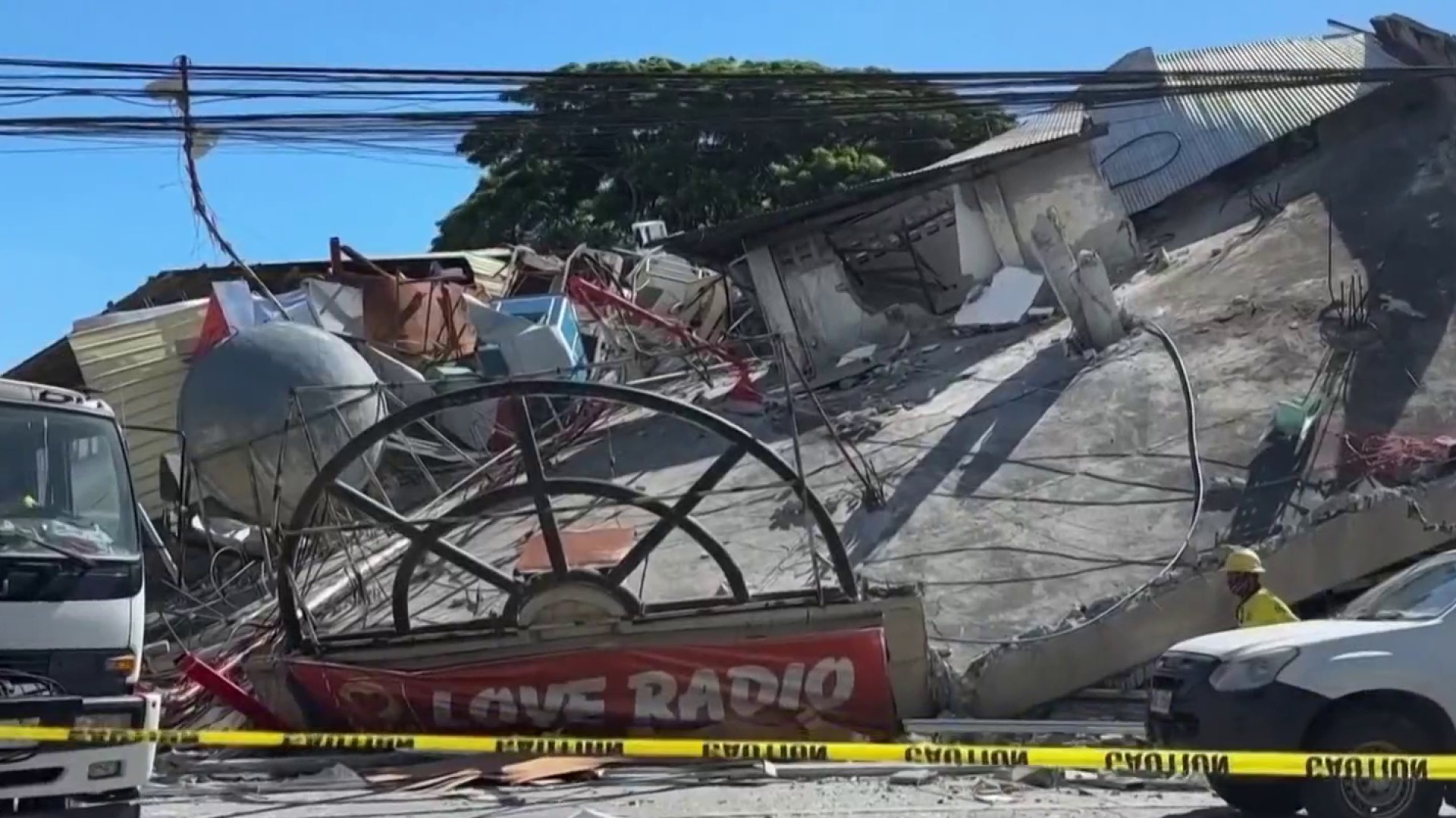 Buildings crumble in deadly earthquake