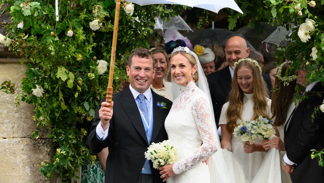 Royal family gathers for Peter Phillips’ second wedding