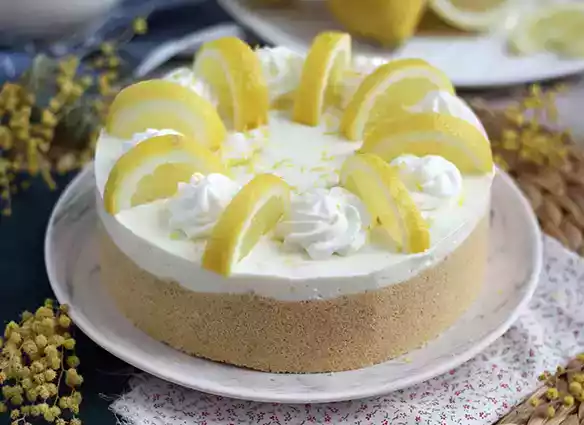 Cheesecake sans cuisson au citron