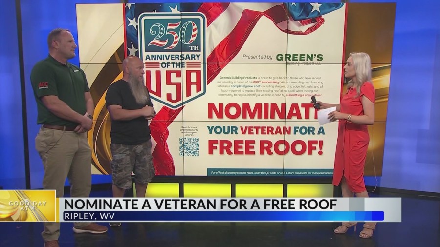 Veteran roof giveaway seeks nominations