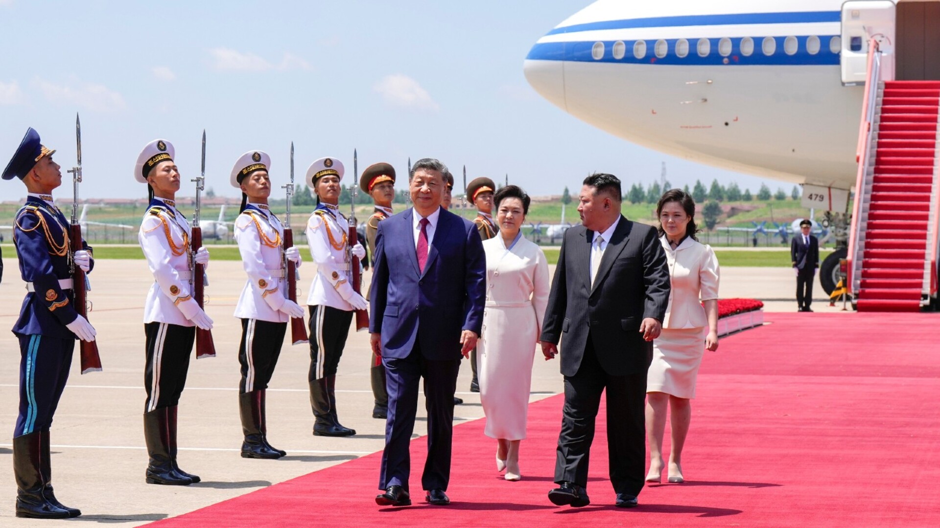 North Korea rolls out the red carpet for Xi Jinping’s arrival