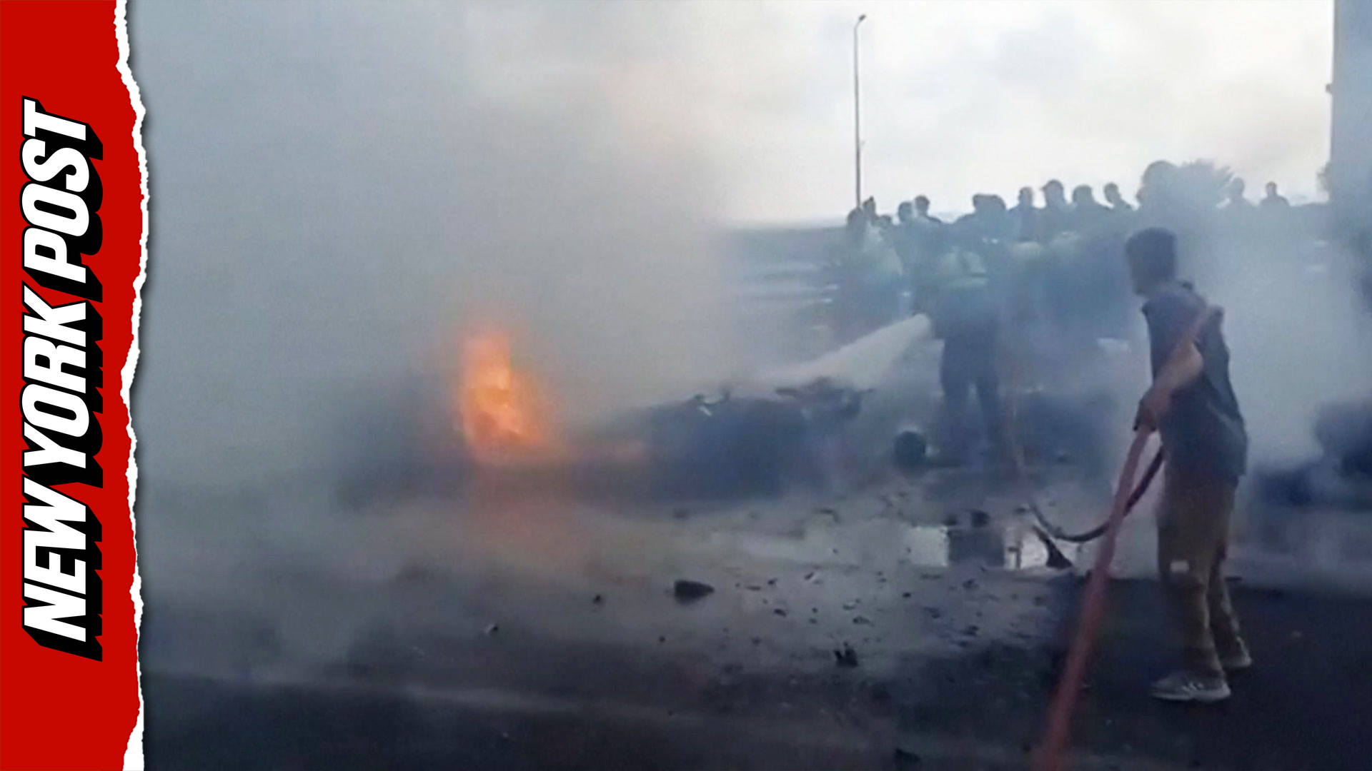 Fireball erupts near Red Cross after strike in Tyre