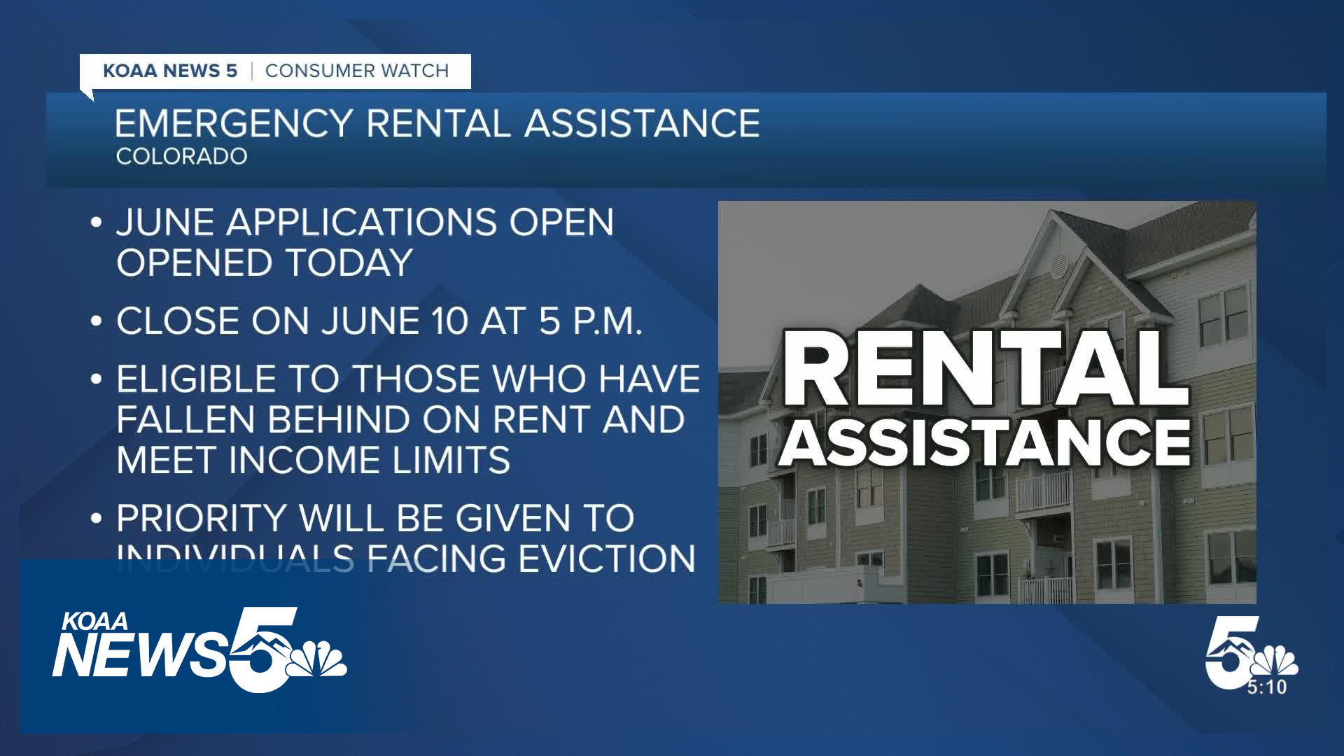 Applications for June round of emergency rental assistance now open