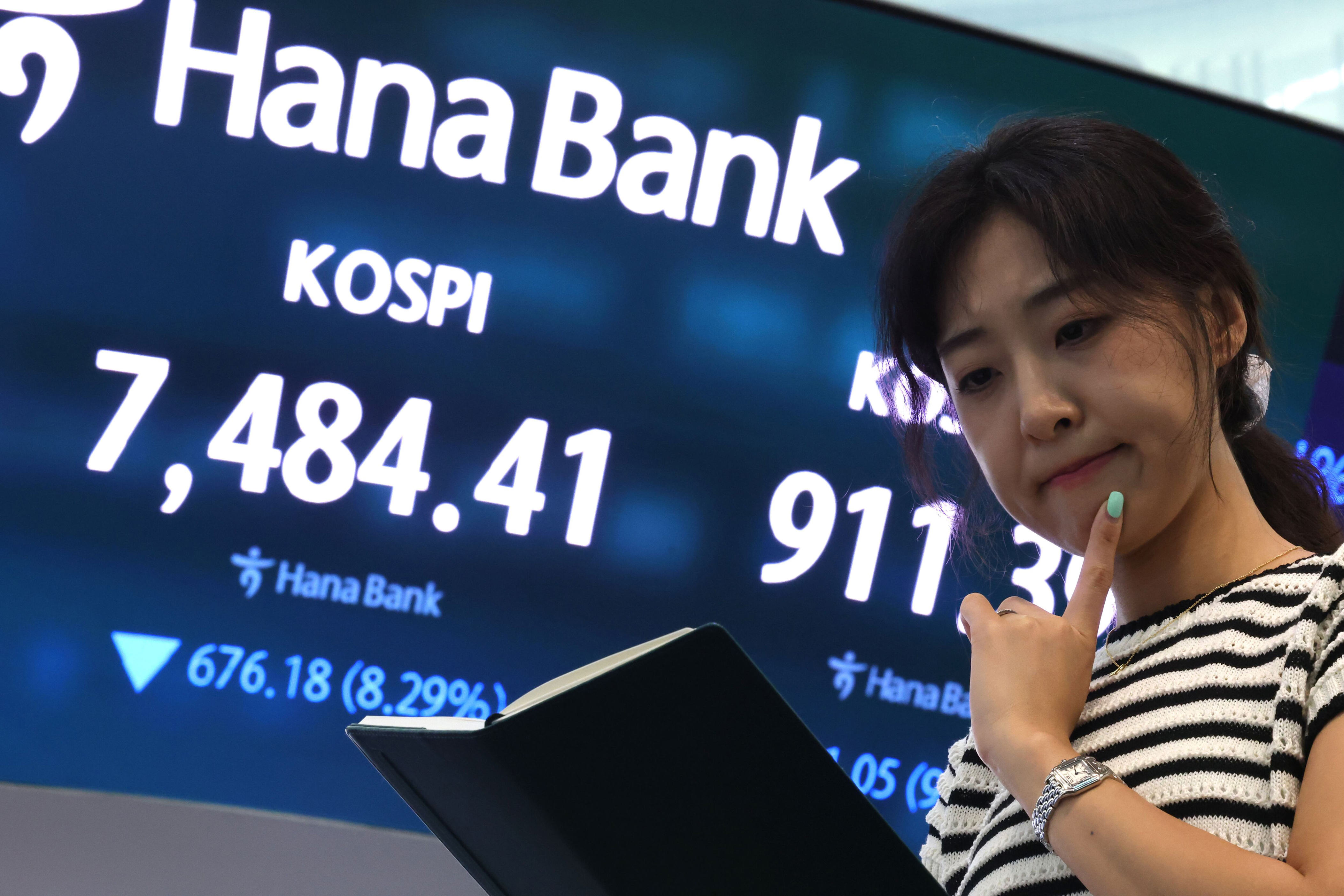 KOSPI plunges 8.3% but foreign selling shrinks