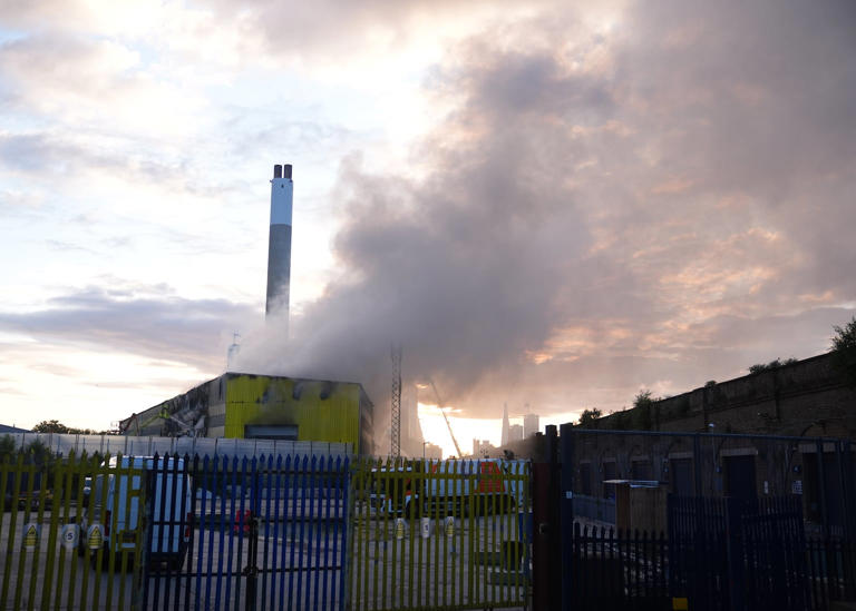 South London recycling centre fire brought under control