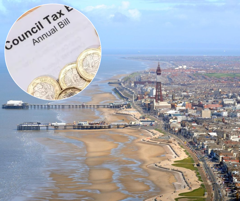 Over 25,000 Blackpool households struggling to pay council tax amid £ ...