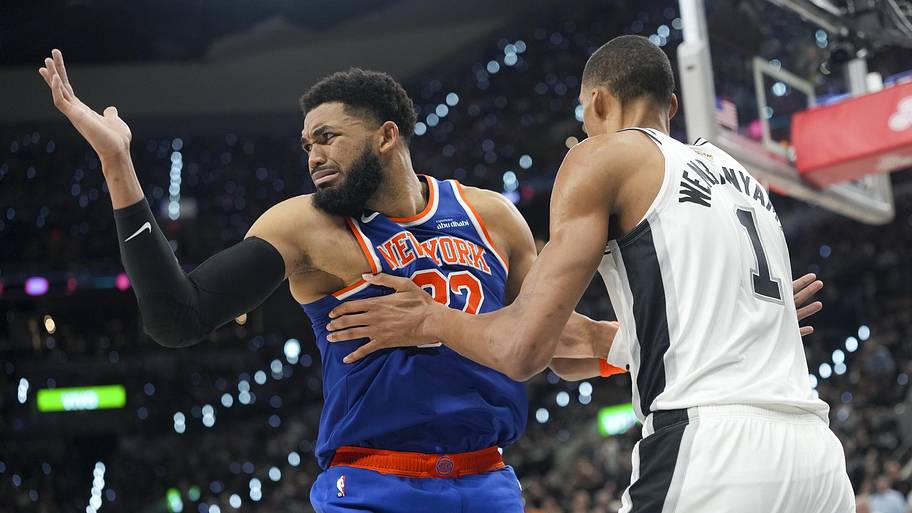 Two games in, Spurs 'need to figure out' solution to Knicks' Karl ...