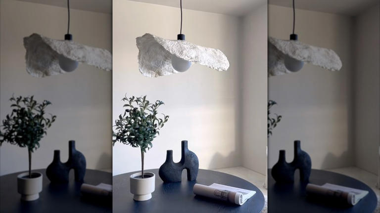 Turn toilet paper into the coolest dining room decor with a clever DIY