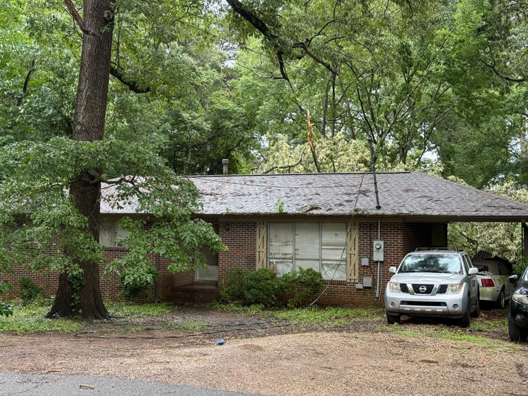 Woman left with minor injuries after tree falls on Forestdale home