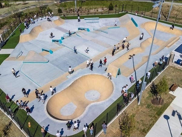 Lighted skatepark, pickleball courts, basketball courts unveiled at park