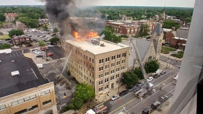 Fire heavily damages Lafayette Building in South Bend; deemed unsafe to ...