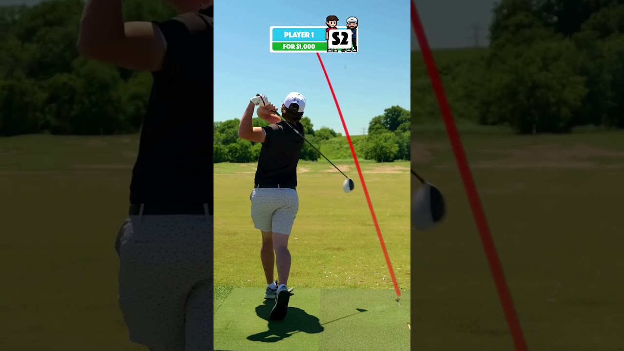 If you outdrive Micah Morris, you win $1,000 👀