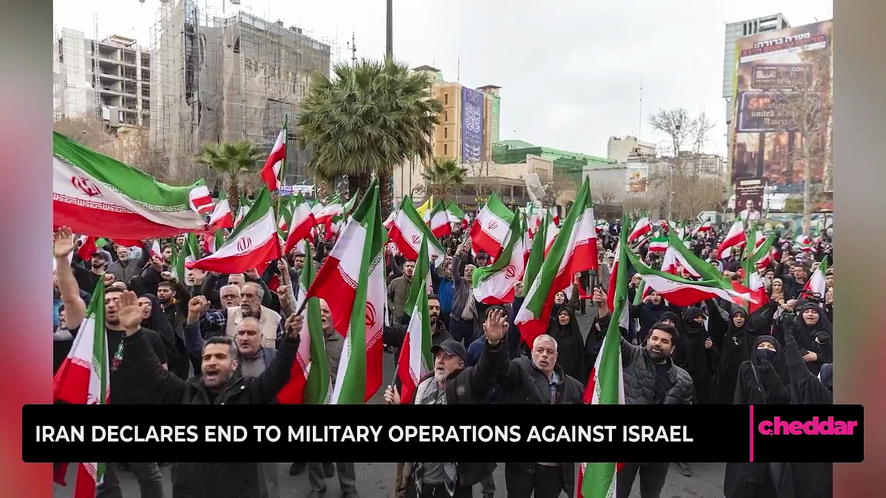 Iran declares end to military operations against Israel