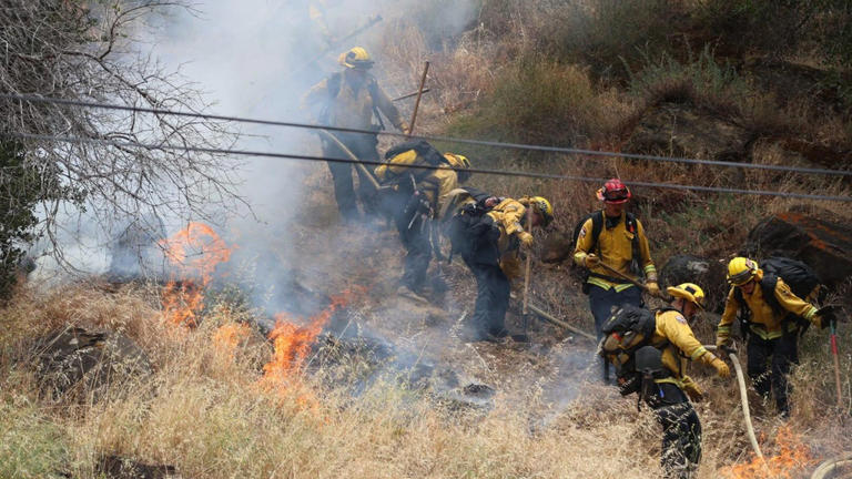Wildfire near Winters burns 361 acres along Highway 128