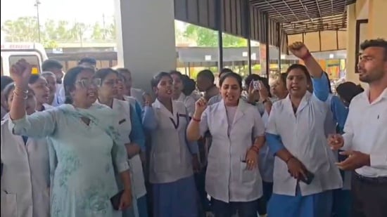 Kurukshetra hospital nurses go on 2-hour strike over women’s panel ...