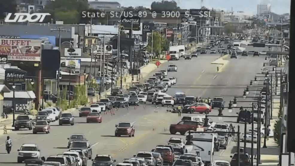 Two hospitalized after car, motorcycle crash in South Salt Lake