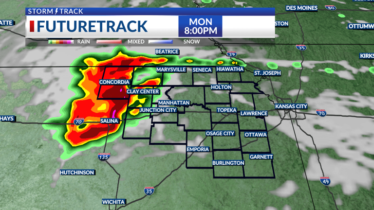 Severe storms this evening and searing heat for Tuesday