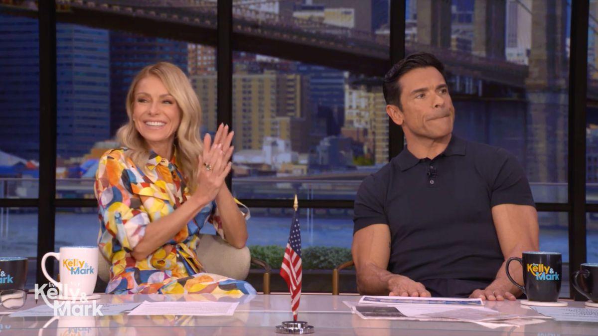 Kelly Ripa proves 'old people can stay up all night' as she and Mark ...
