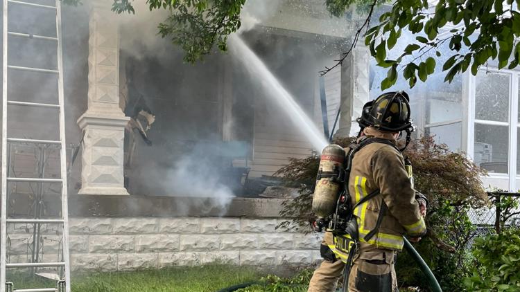 No injuries after house fire damages Parkland home