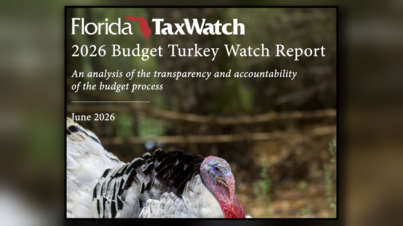 Florida TaxWatch releases annual 'budget turkeys' list before DeSantis ...