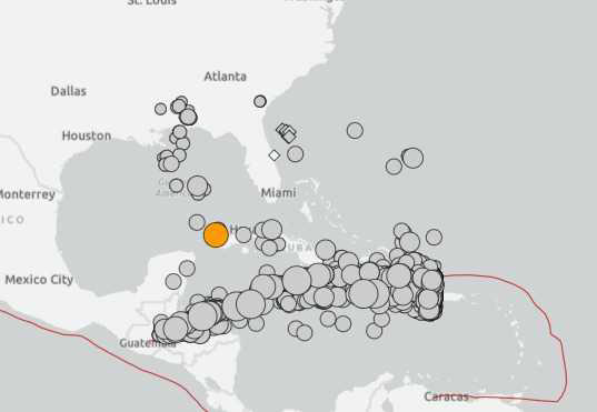 Earthquakes in Caribbean Sea, Gulf of Mexico are not rare