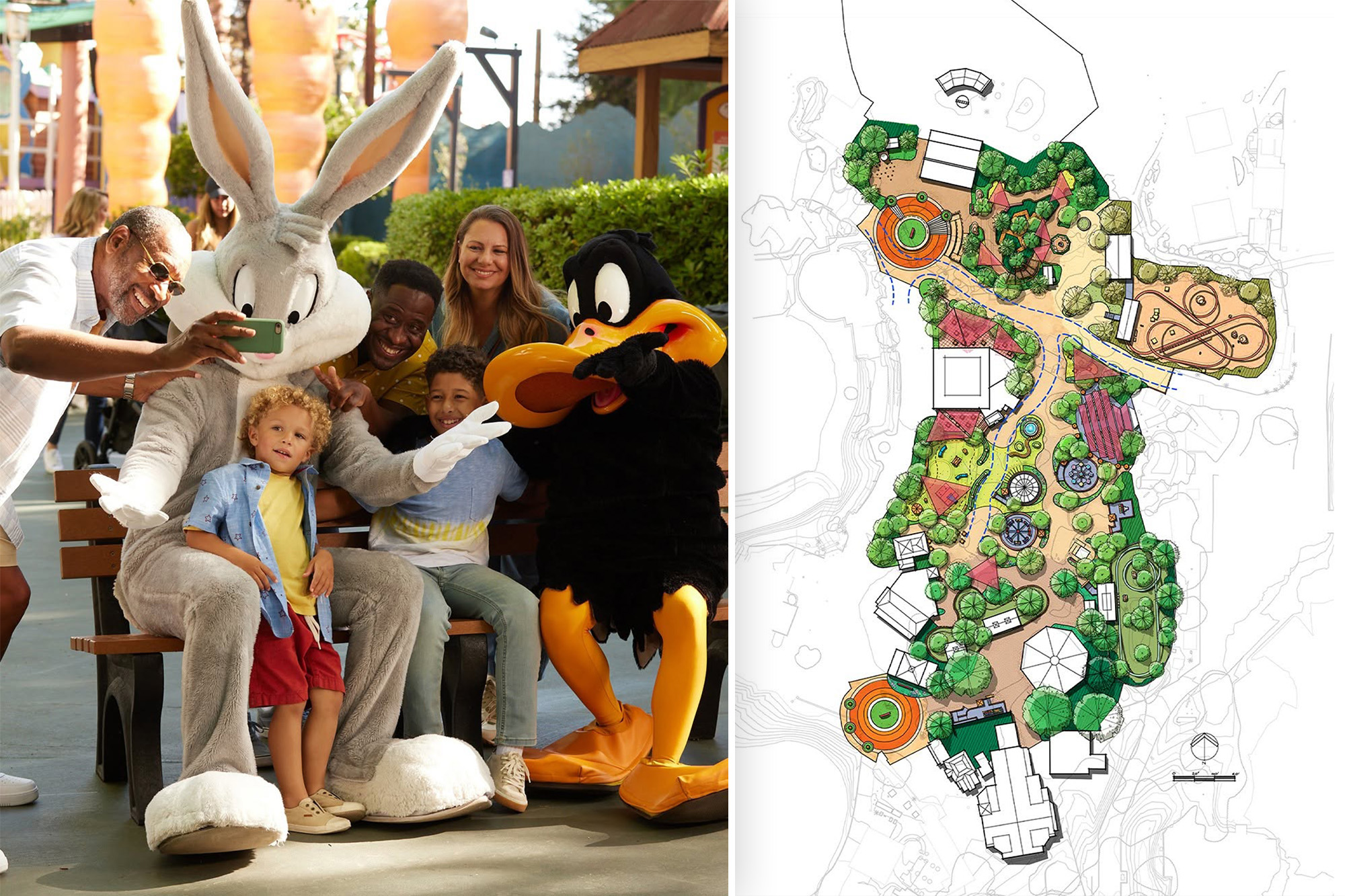 Six Flags Magic Mountain opens new Looney Tunes Land after massive ...