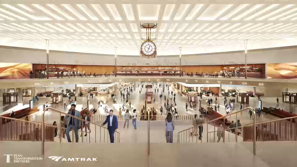 'America's world class station.' Dramatic new vision for Penn Station ...