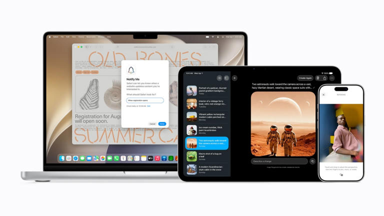 Apple announces macOS Golden Gate and iPadOS 27: New design, Siri AI ...