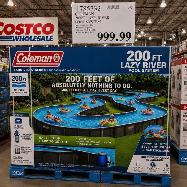 Is Coleman lazy river pool real and sold at Costco?