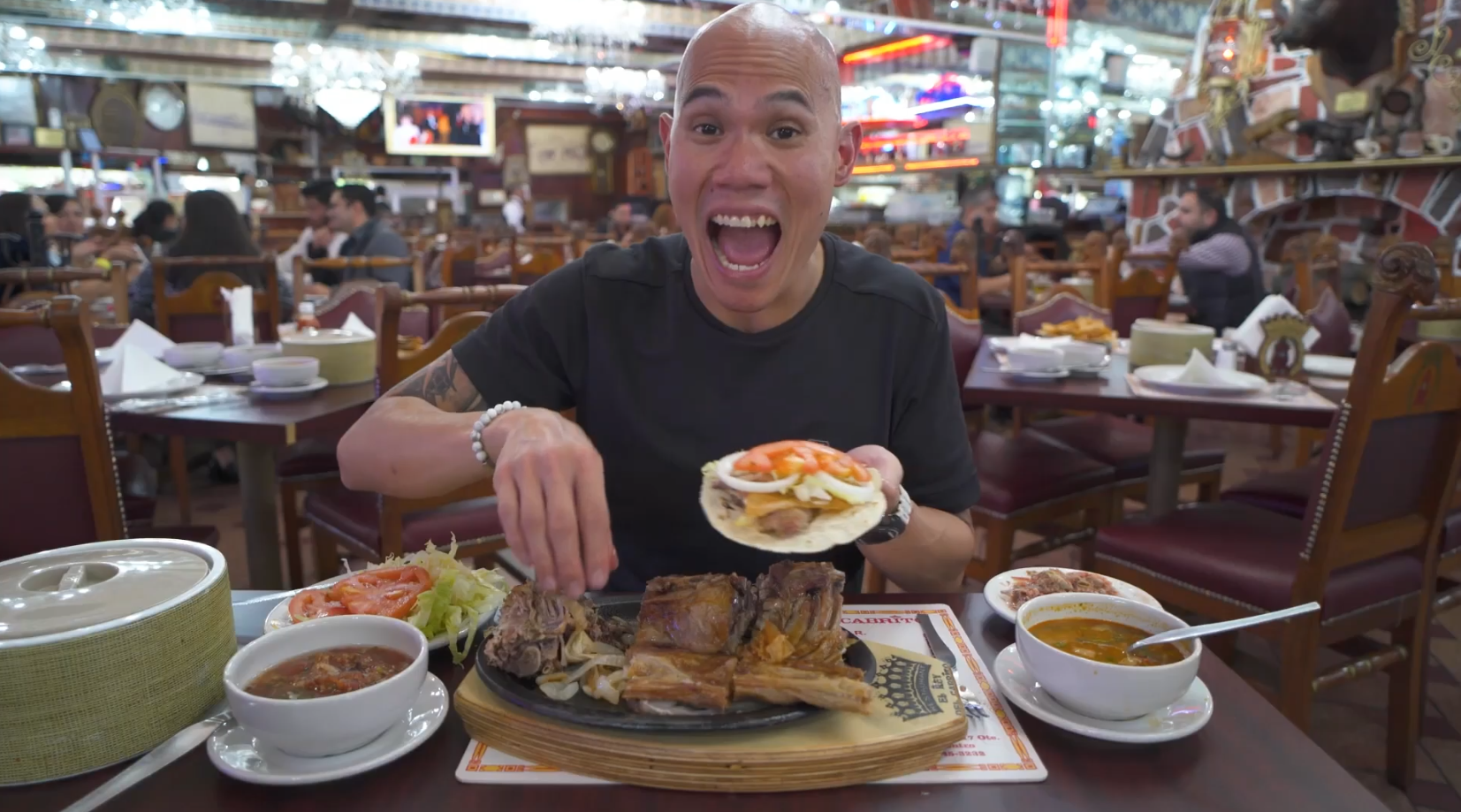 Whole roasted goat in Mexico street food experience uncovered