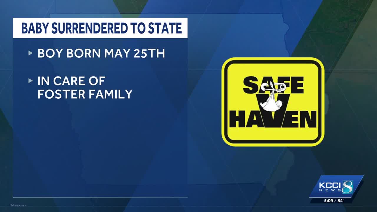 Baby boy surrendered under Iowa's Safe Haven law