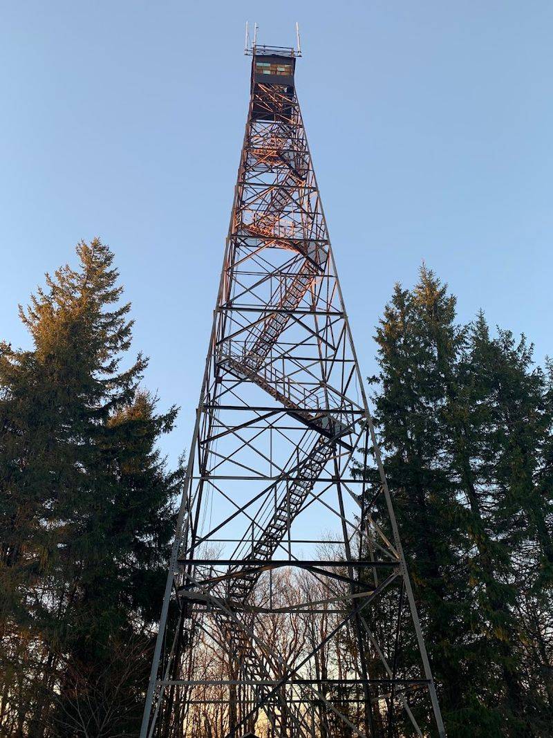Climb 133 steps to the top of this West Virginia fire tower for views ...