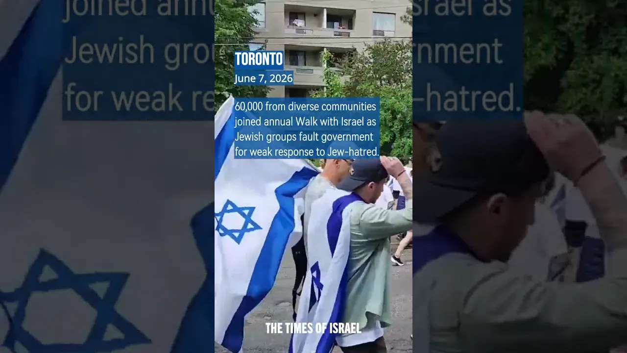 60,000 from diverse communities join annual Walk with Israel as Jewish ...