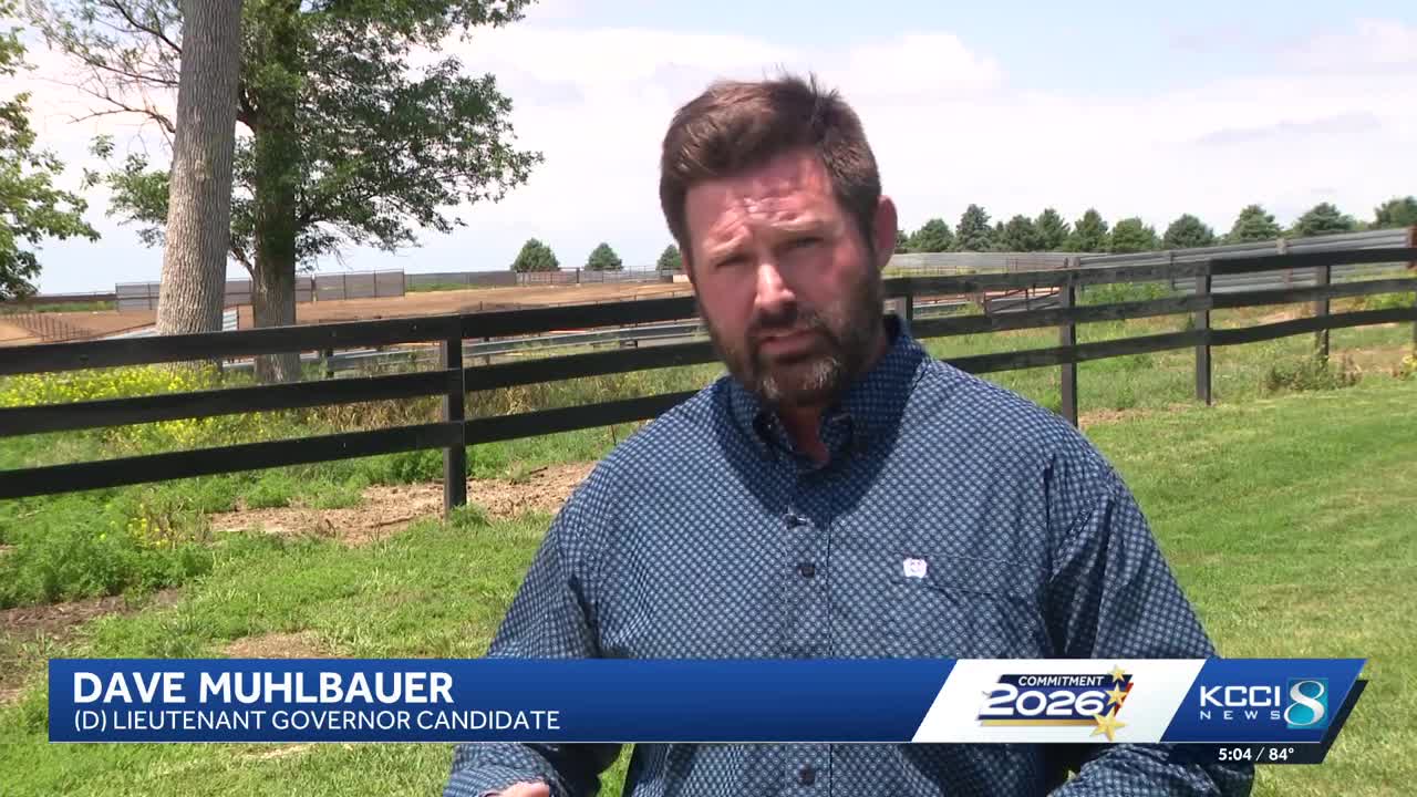 Rob Sand picks western Iowa county supervisor as running mate