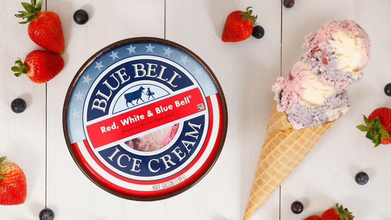 Limited-time red, white & Blue Bell ice cream returns for America's ...