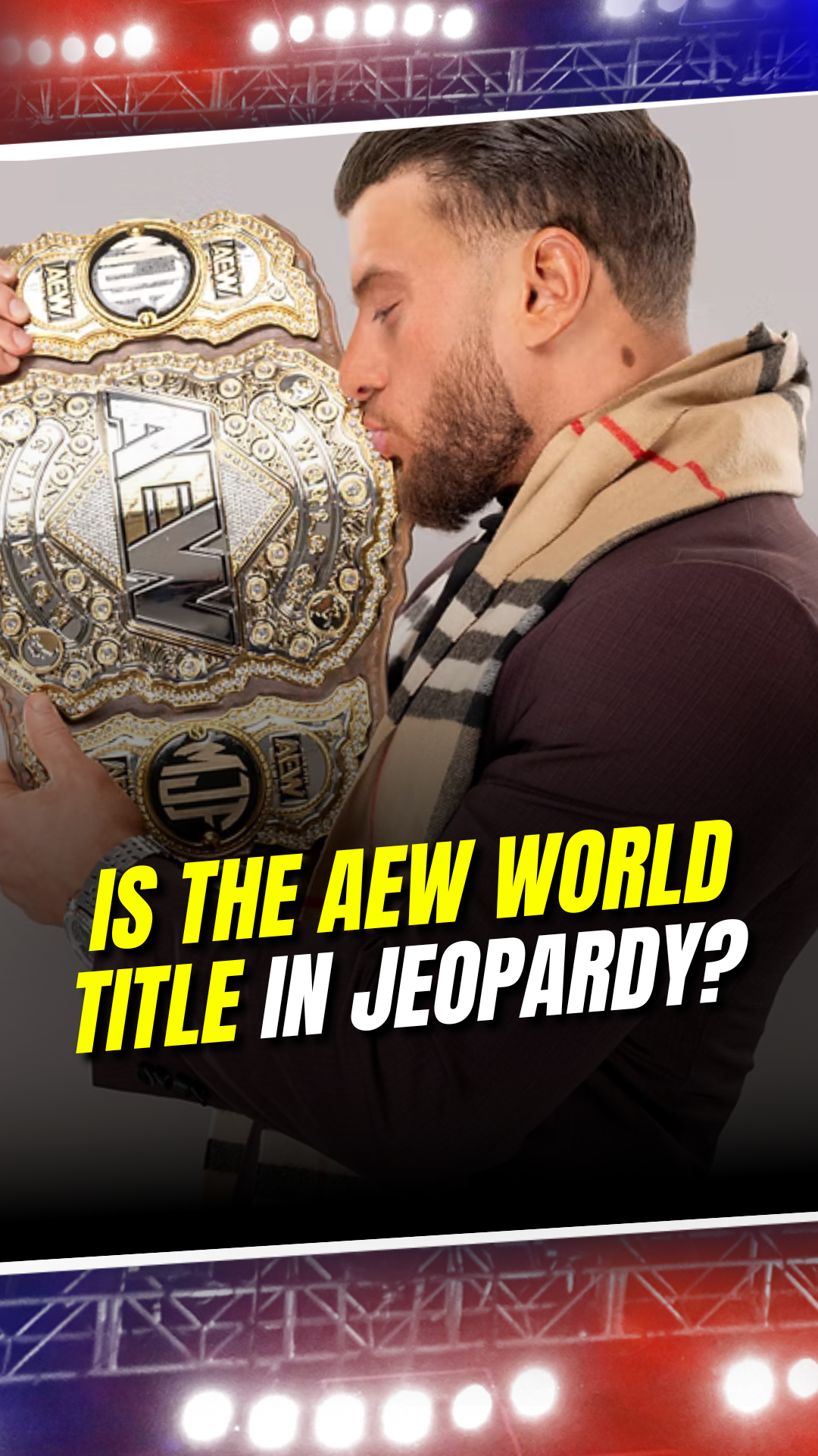 MJF vows to appear despite serious injury concerns #MJF #AEW #ForbiddenDoor