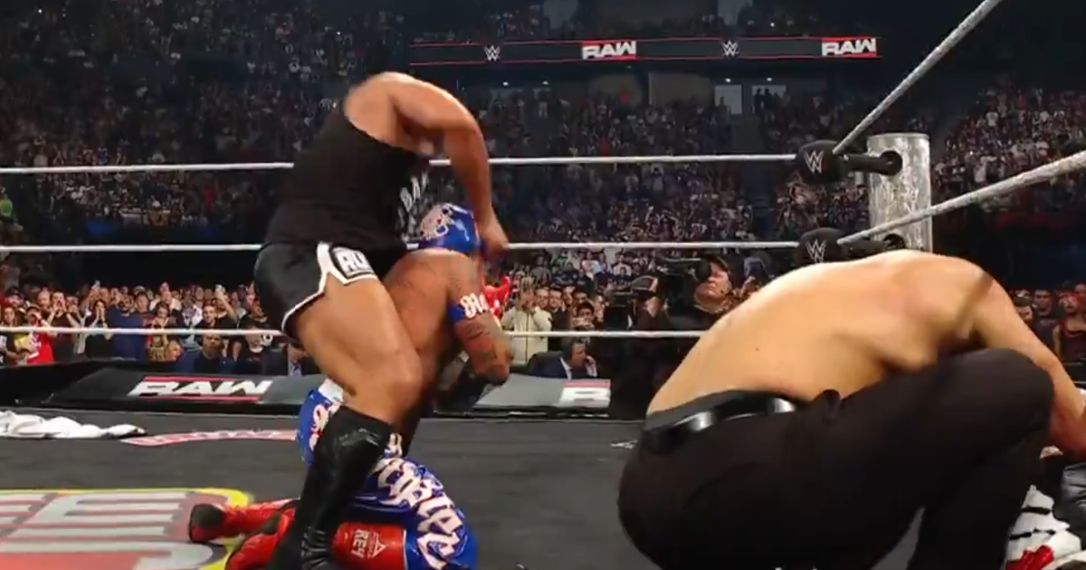 Watch: Rey Mysterio unmasked during WWE RAW attack