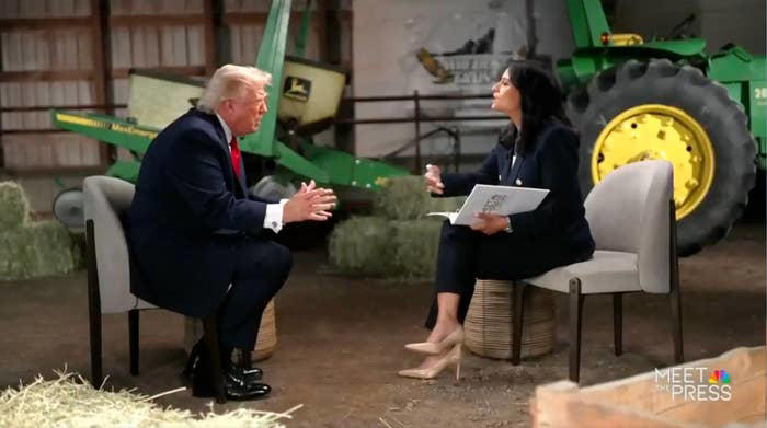 People are meme-ing Donald Trump's "Meet the Press" meltdown