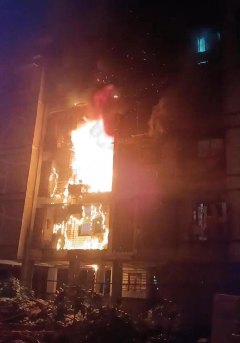 Fire in Navi Mumbai building: Couple blames power company for ...