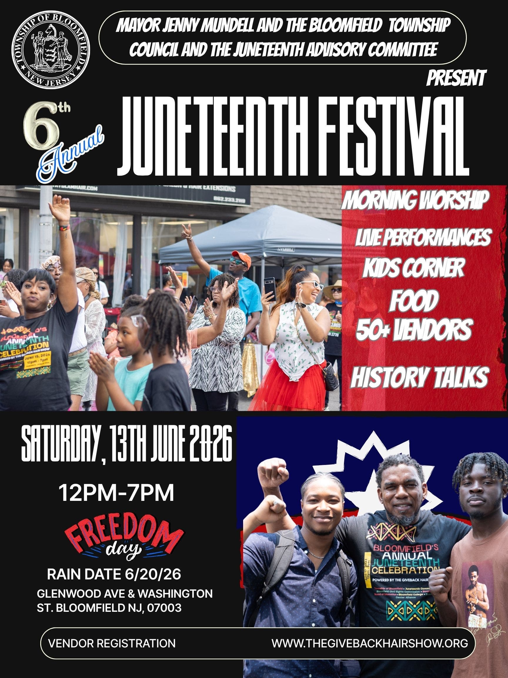 Bloomfield to hold 6th annual Juneteenth celebration: 2026 events