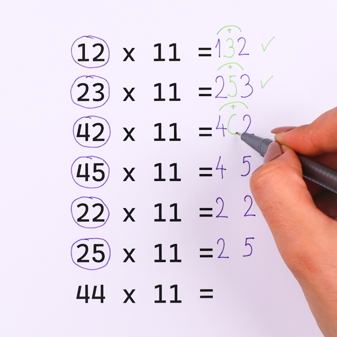 Multiplikation leicht gemacht mit diesem Trick ️