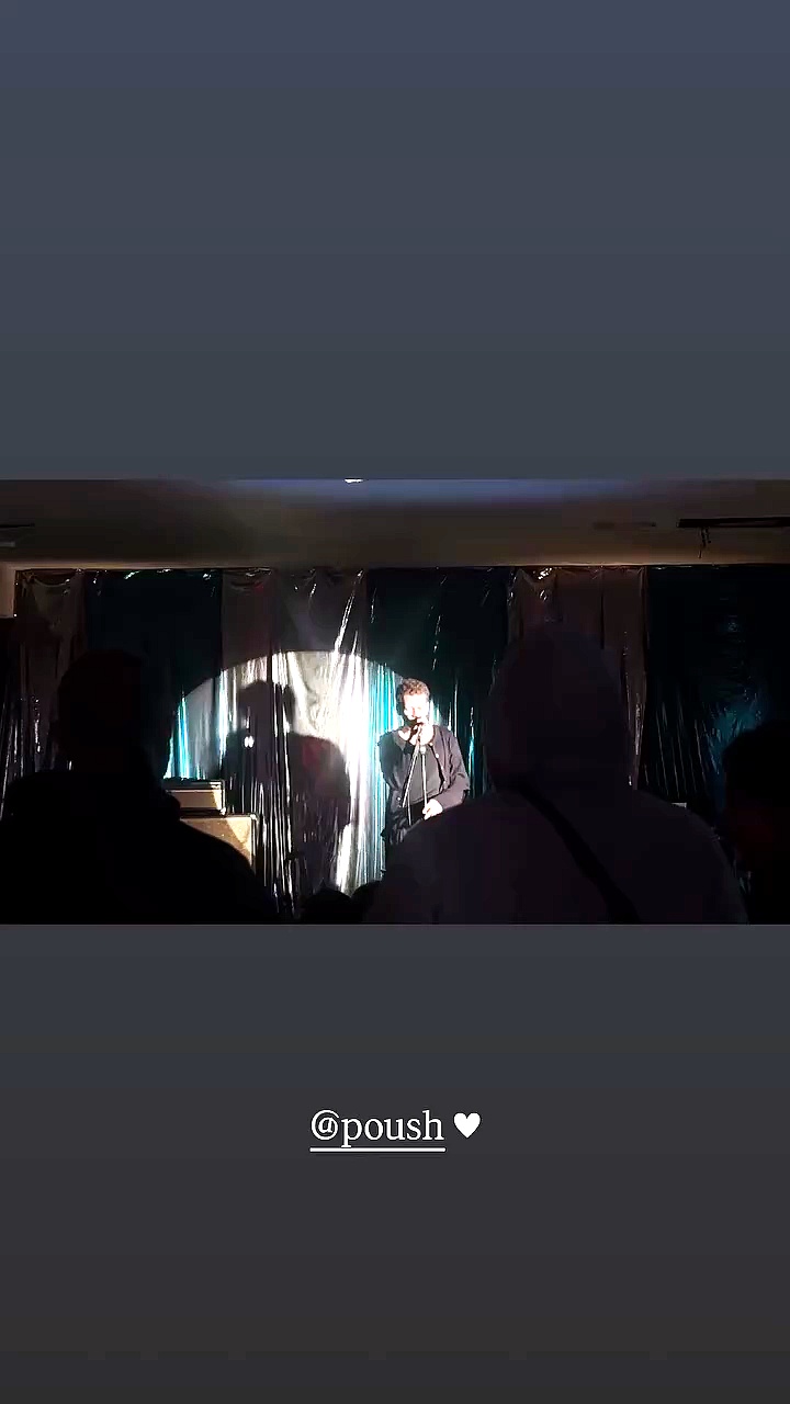 Story Instagram de Noé Boon en concert avec son groupe, Faux Amis