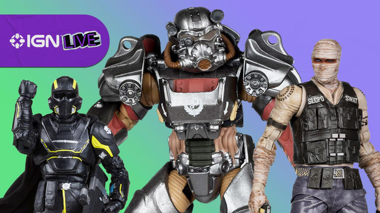 Todd McFarlane shows off new Fallout and Helldivers figures | IGN Live 2026