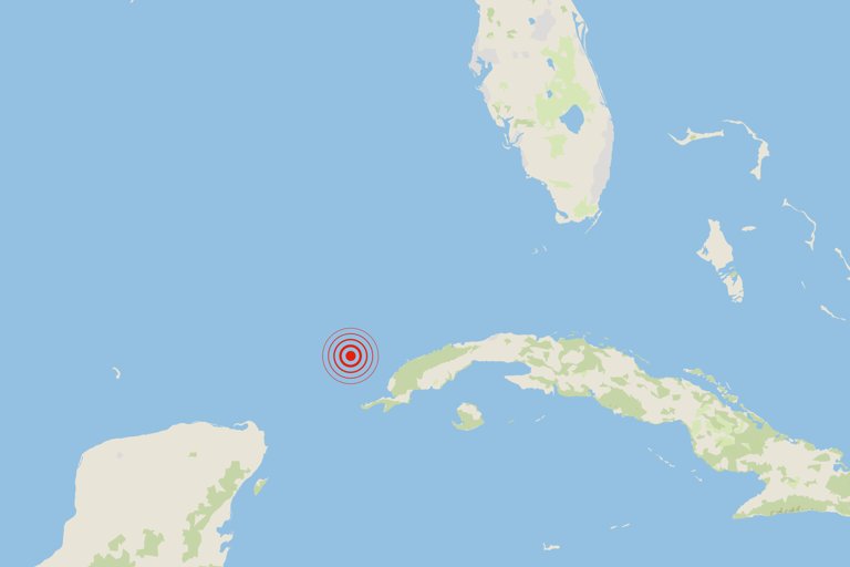Map shows where 6.1 magnitude Cuba earthquake felt in Florida hit