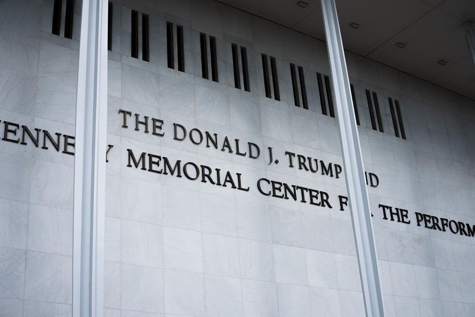 Kennedy Center begins dropping Trump name